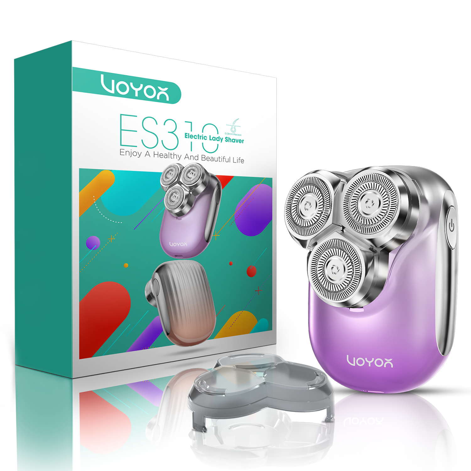 VOYOR 3D Floating Blade Electric Razors for Women ES310